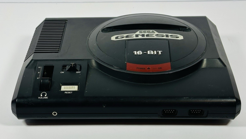 Sega Genesis Model 1601 16 Bit Console W 1 Controller Power Supply