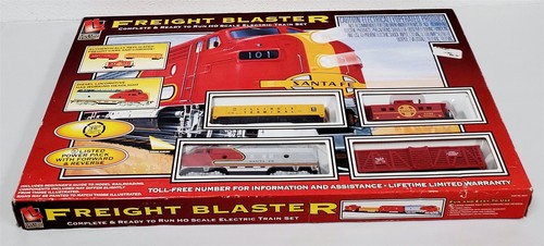 H-940 VINTAGE LIFE-LIKE TRAINS FREIGHT BLASTER HO TRAIN SET-MINT IN BOX ...