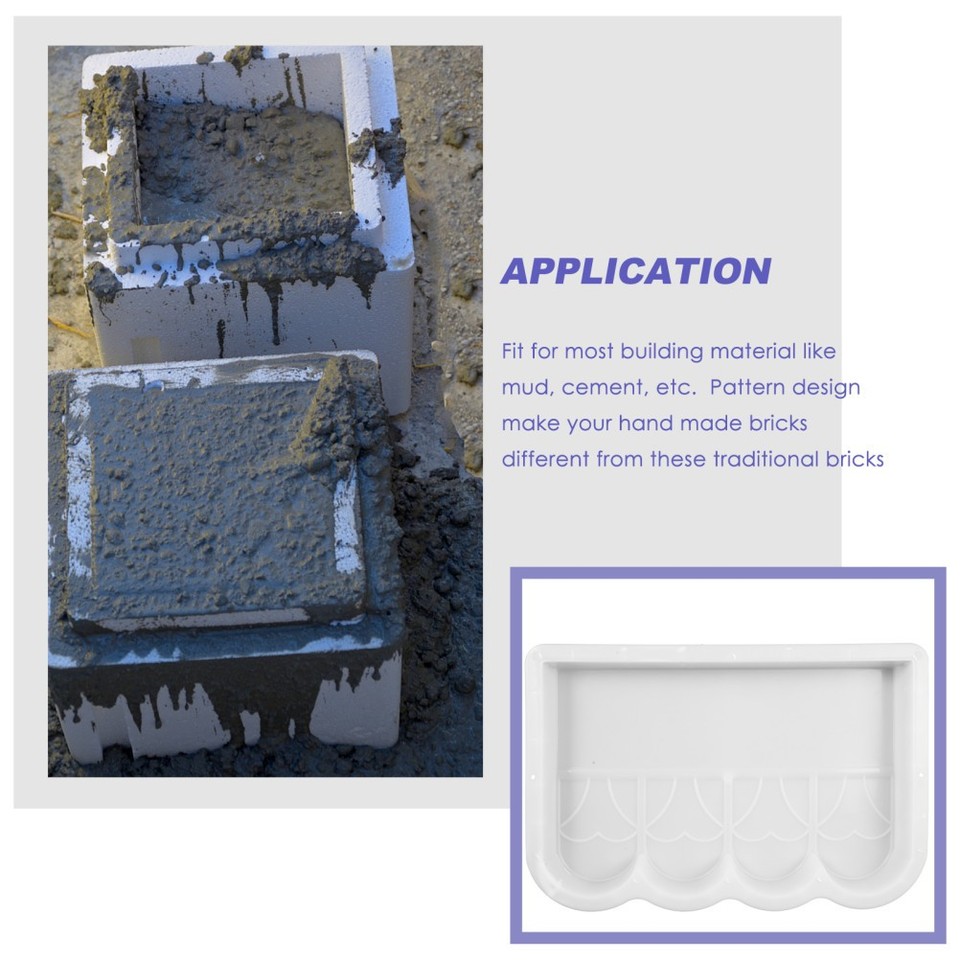 Mold for Cement Forming of Fence Handy Craft Hand Work Garden Yard ...