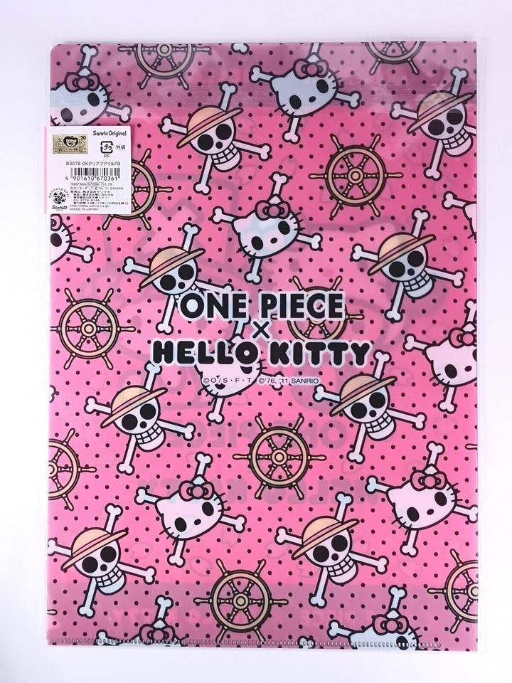 Tony Tony Chopper Hello Kitty Sanrio × One Piece A4 Clear File From ...