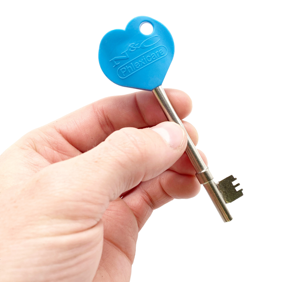 RADAR Key Blue Top Comfort Grip *PACK of 3* GENUINE Badge NKS Disabled ...