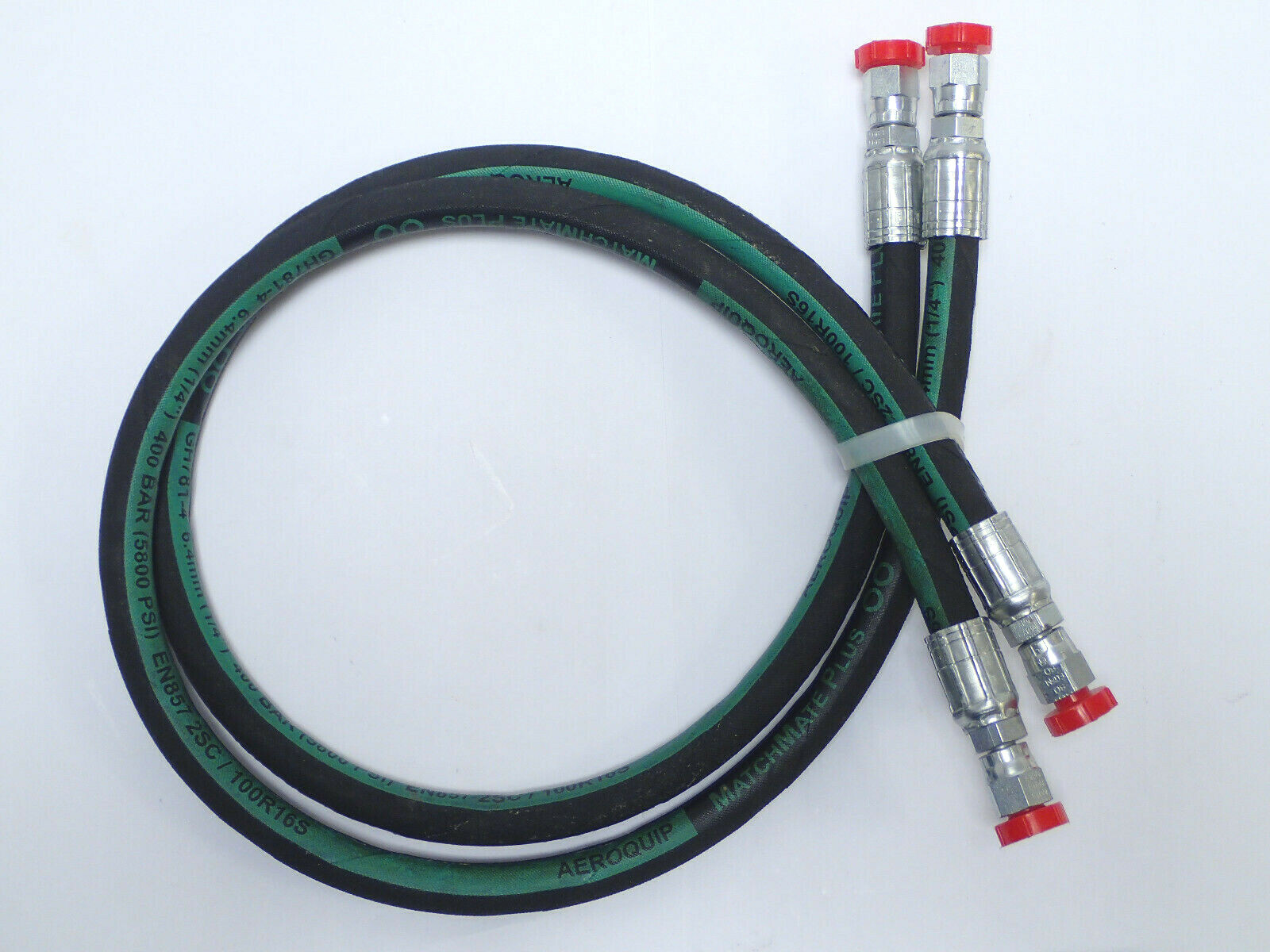 AEROQUIP MATCHMATE PLUS HYDRAULIC HOSE SET GH781-4, 6.4mm (1/4") OAL 30 ...