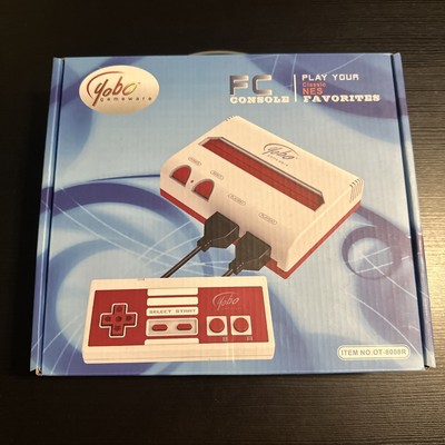 Yobo Fc Console Video Game System to play NES 8 Bit Nintendo Games Red ...