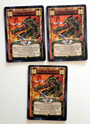 Naga Guard (3) L5R Legend of the Five Rings CCG Anvil of Despair 1996 ...
