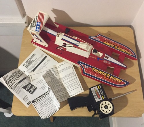 VTG 1987 Remco Radio Control Thunder Hawk 1601 Racing With Box | eBay
