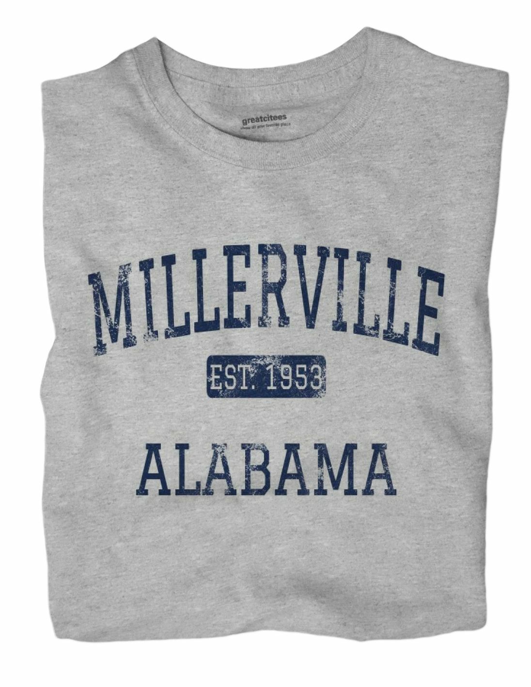 Millerville Alabama AL T-Shirt EST | eBay