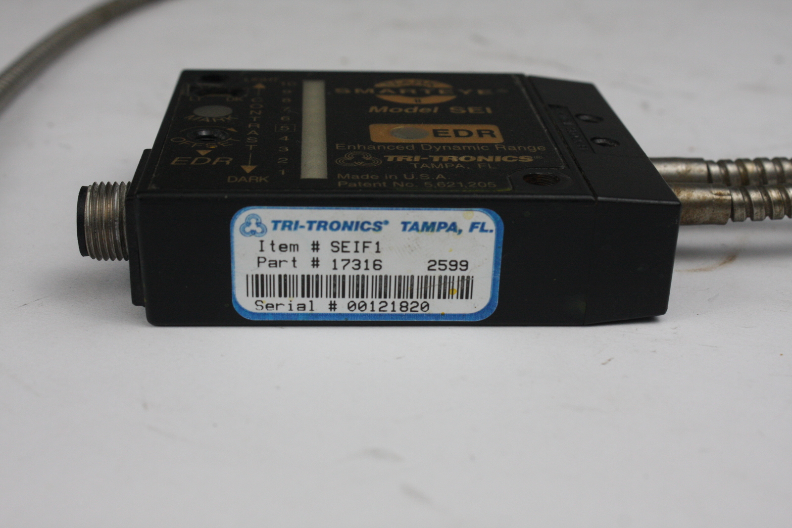 Tri-Tronics Smarteye Mark 2 17316 W/ Tri-Tronics BF-A-36T Fiber Optic ...