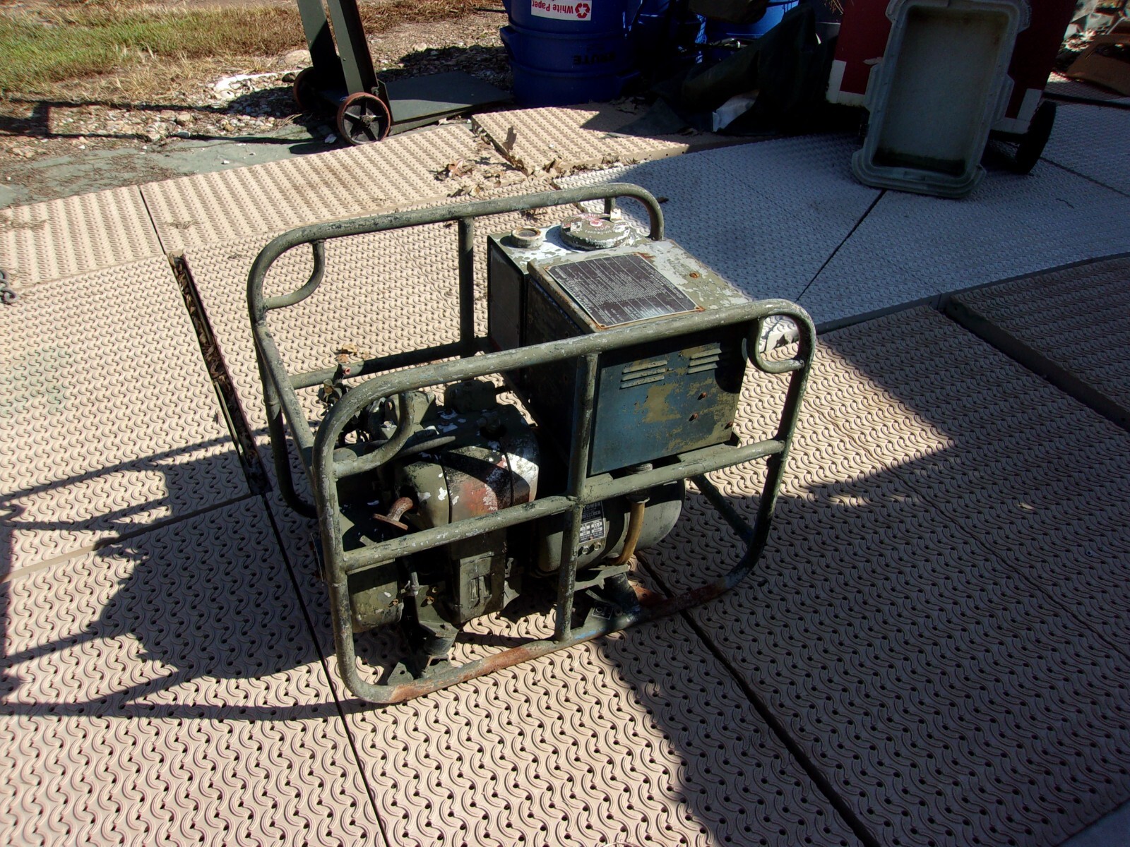 MILITARY SURPLUS GENERATOR NOT WORKING FOR PARTS- CUSTOMER PICKUP ONLY ...