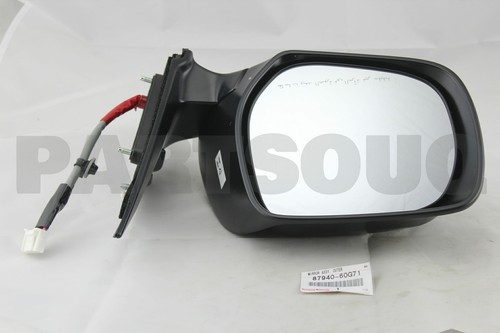 8794060G71 Genuine Toyota MIRROR ASSY OUTER 87940-60G71 | eBay