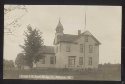 RP Postcard MECCA Ohio/OH Early 1900's Local Public School Campus ...