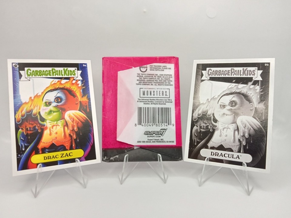 UNIVERSAL MONSTERS FULL 24X GPK CARD SET, VERY RARE 1st PRINT +PLUS ...