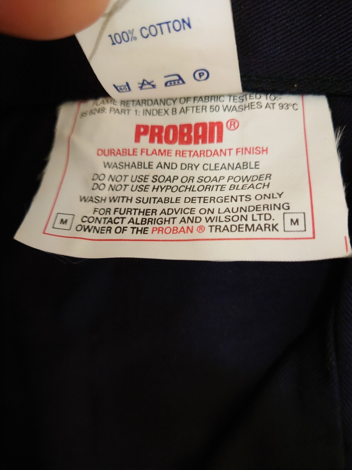 Alexandra Ladies Or Mens Proban Navy Blue Colour Boilersuit Or Overalls ...