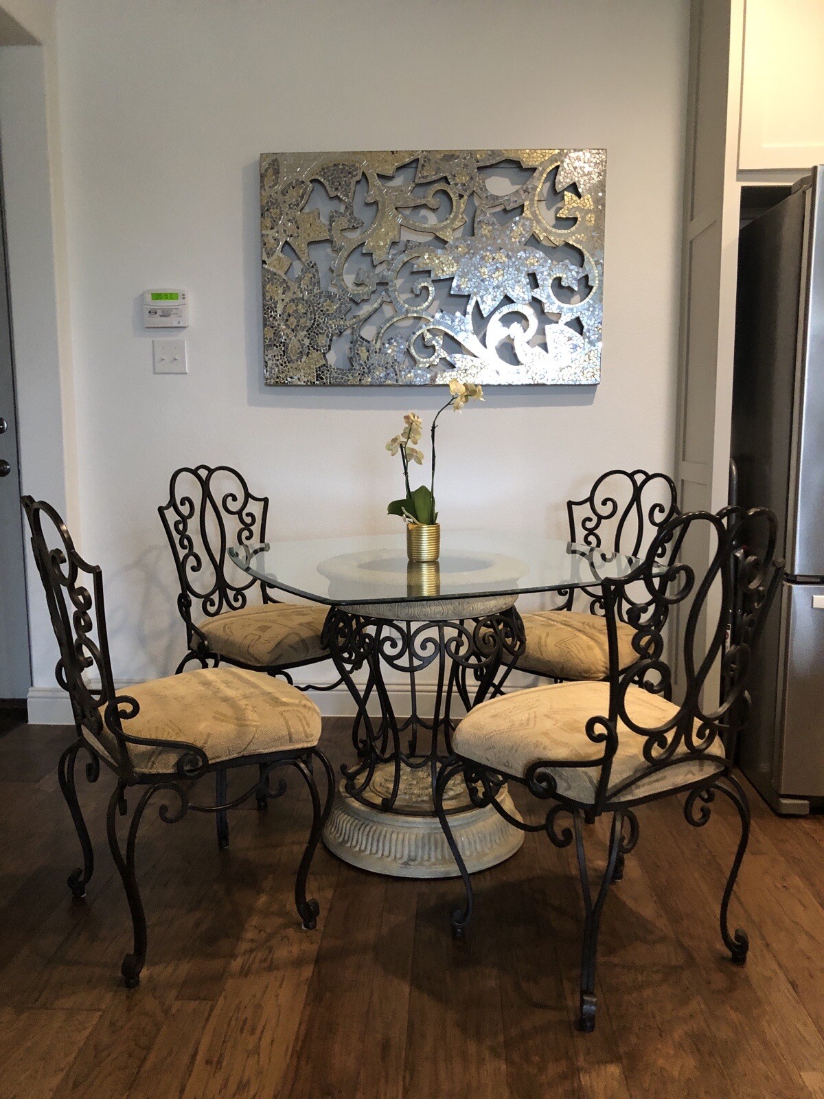 Wrought Iron Dining Room Table