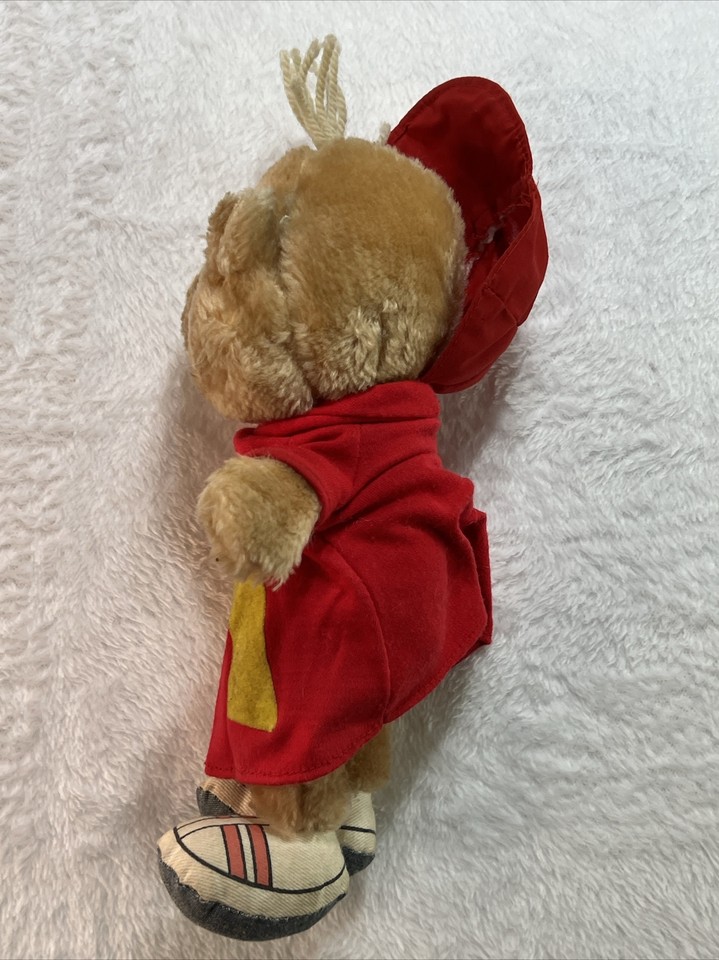 Vintage 1983 Alvin And The Chipmunks ALVIN 11” Plush Doll CBS Toys Red ...
