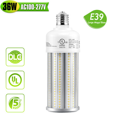 Mogule E39 36W LED Corn Bulb Replace 125Watt MH Warehouse Garden ...