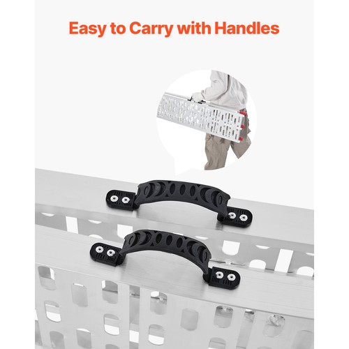 750 lbs Aluminum Ramps 1Pcs Heavy-duty Loading Ramps with Handles | eBay