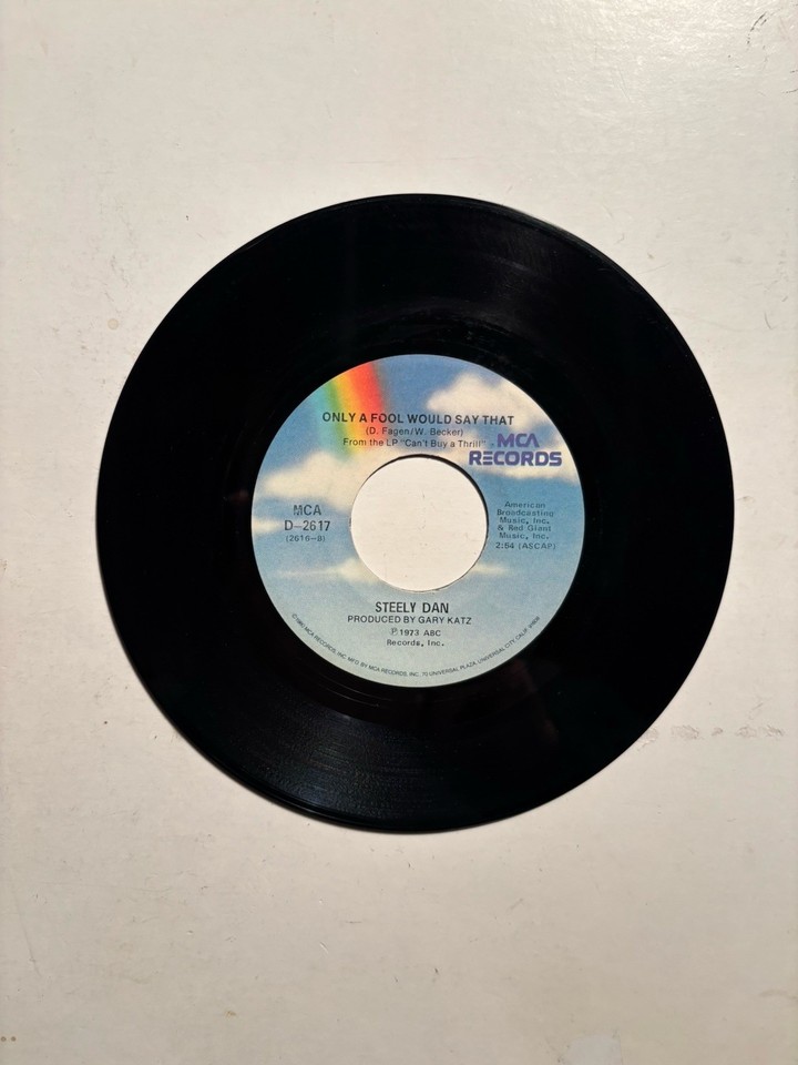 Steely Dan “Reeling In The Years” MCA 7” 45 REISSUE Strong VG+ | eBay