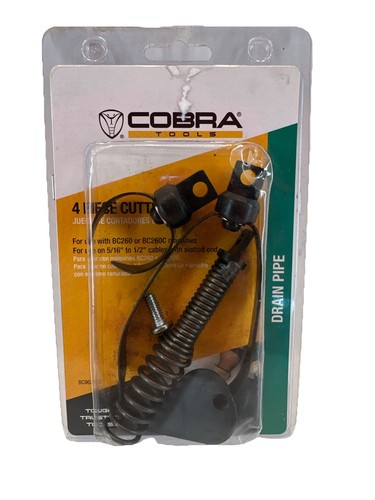 Cobra BC96299C 4 Piece Cutter Set For BC260 Drain Pipe Cleaning Machine ...