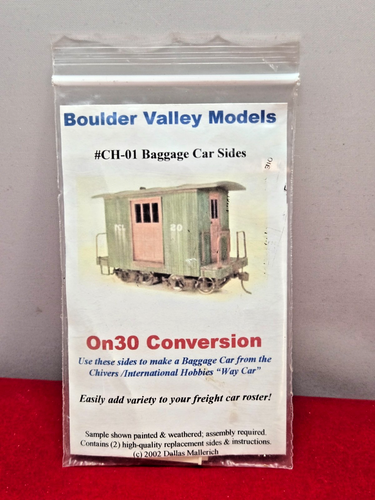 BOULDER VALLEY MODES, ON30 CONVERSION, #CH-01 BAGGAGE CAR SIDES, NEW | eBay