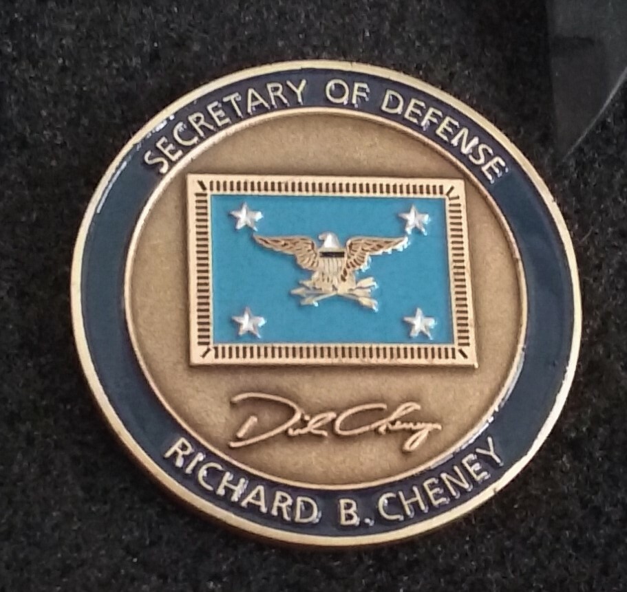 AUTHENTIC Secretary of Defense Richard Cheney SecDef Bush Appoint ...