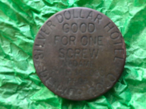 Antique Good For All Night Madame Ruth Jacobs Denver Co Brothel Silver ...