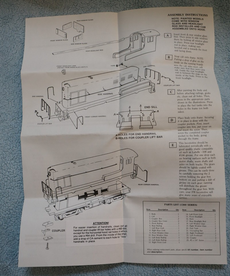 WALTHERS FAIRBANKS MORSE H12-44 HO DIESEL LOCOMOTIVE S.P. #1490 Excellent OB | eBay
