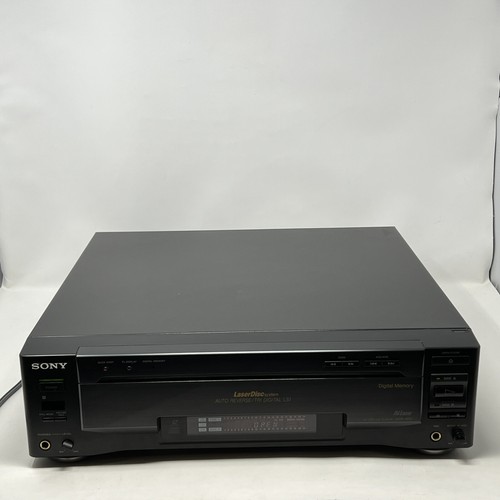 SONY Laserdisc Player MDP-800. Remote & Manual - Laser Disc Not Playing ...