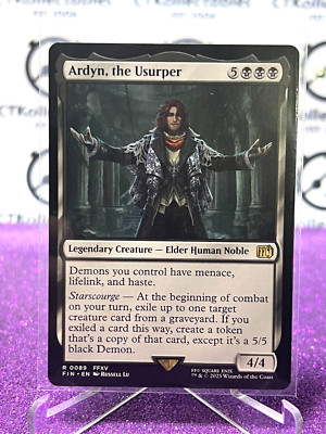 2025 MTG FINAL FANTASY ARDYN, THE USURPER # R 0089 RARE NON-FOIL ...