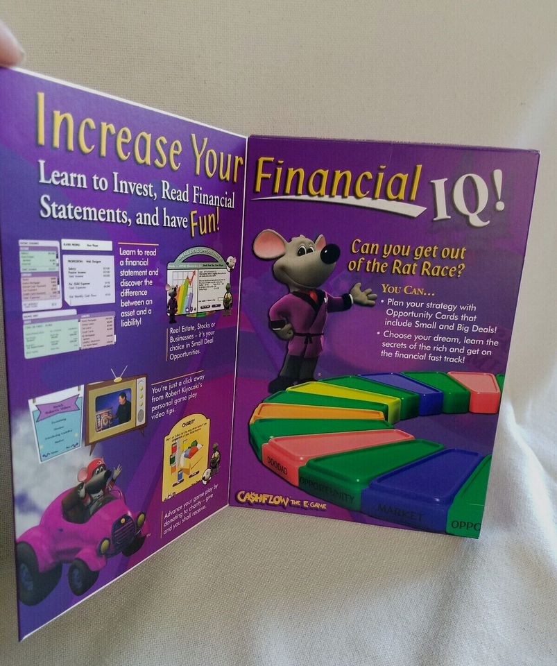 Cashflow The E-Game, Rich Dad Kiyosaki CD-ROM PC & MAC : Financial ...