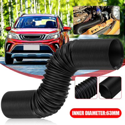 63mm Cooling Extendable Cold Air Intake Flexible Hose Pipe Car Intake ...