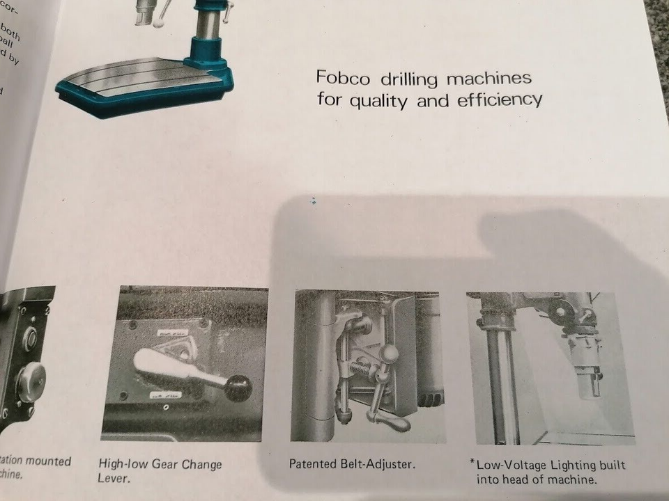Fobco drill brochures x 4 | eBay UK