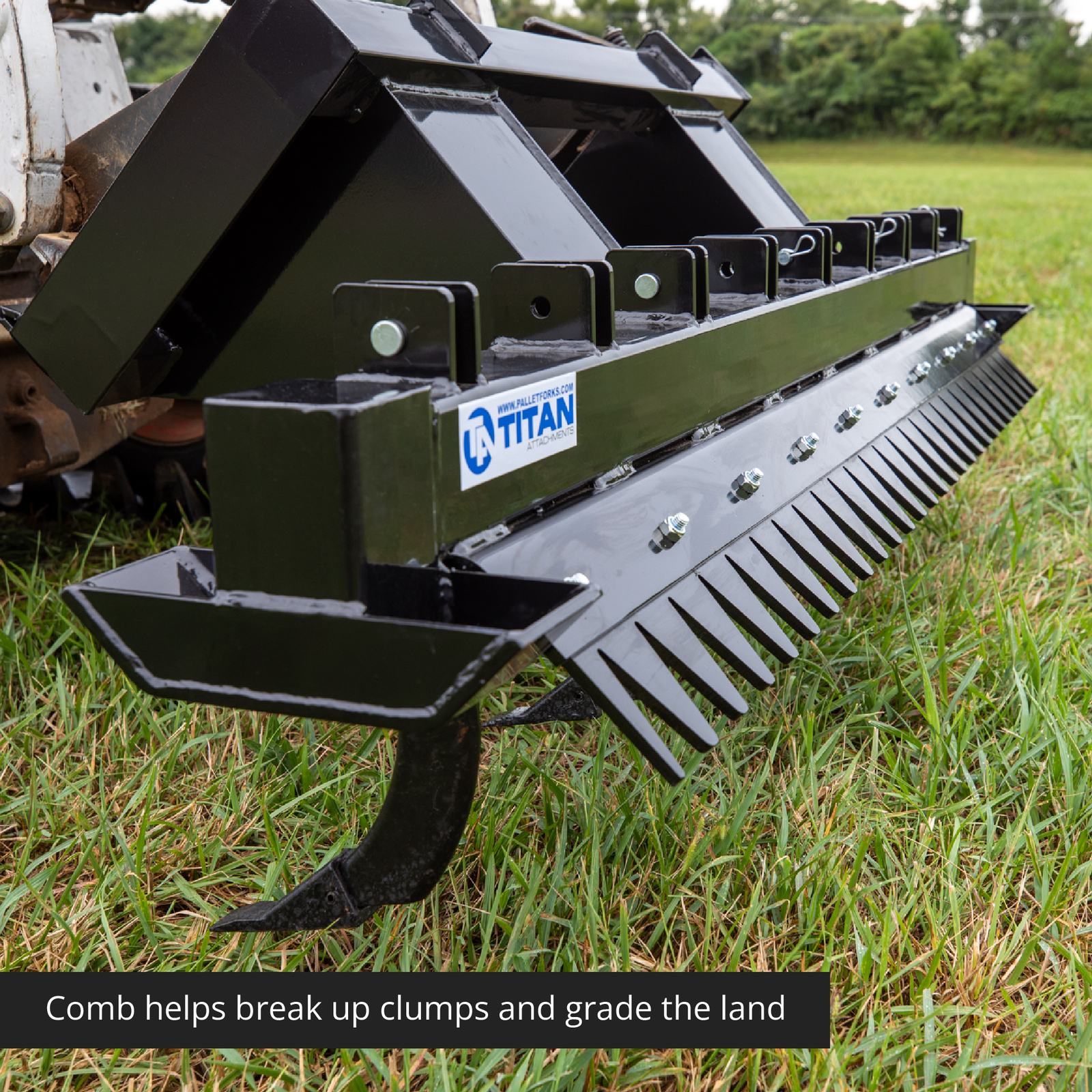 Titan Attachments 72in Ripper Scarifier Skid Steer Attachment, W/Ripper ...