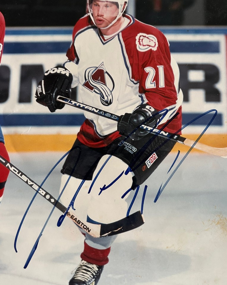 PETER FORSBERG Colorado Avalanche #21 Autographed / Signed 11x14 Photo ...