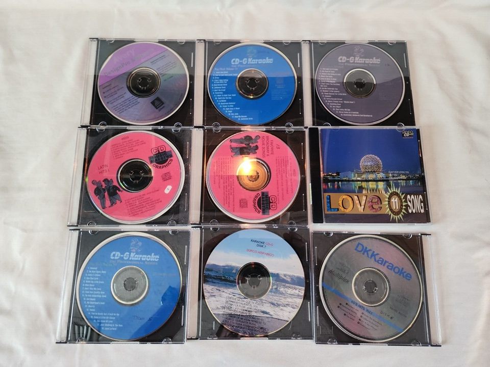 25 CDG DISCS KARAOKE LOT SET CD+G SONGS | eBay