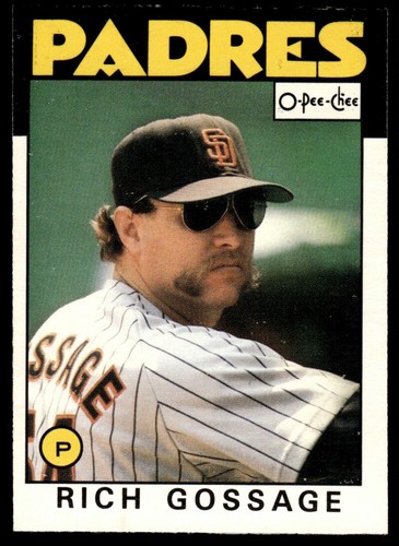 1986 O-Pee-Chee Rich Gossage San Diego Padres #104 | eBay