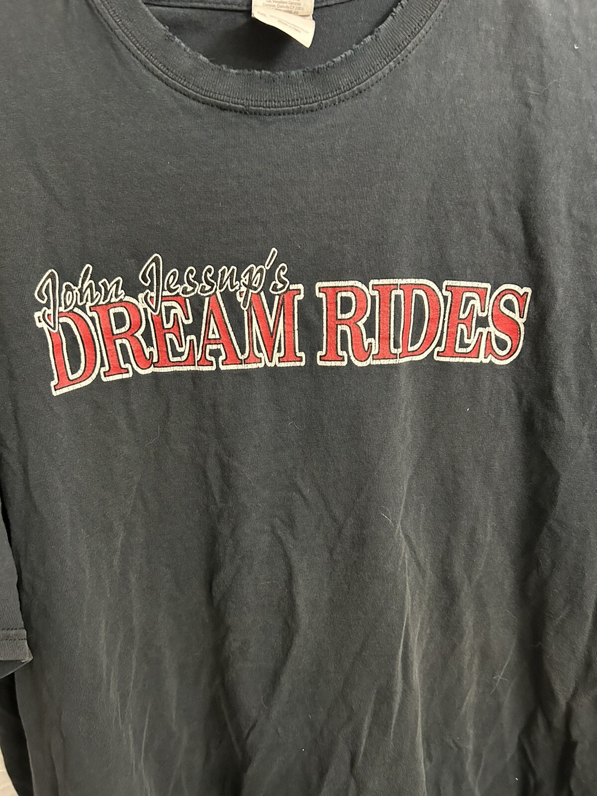 VTG John Jessup’s Dream Rides Stockton CA Distressed Black T-Shirt Men ...