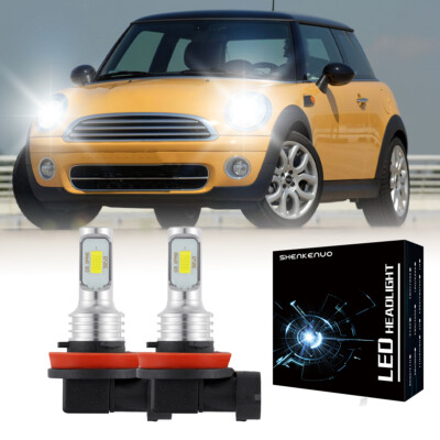For Mini One R56 2006-2013 6000k White Led Fog Light Bulbs replacement ...
