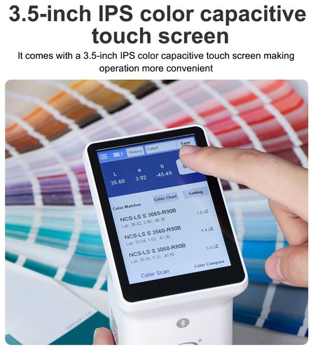 Digital Colorimeter D/8° Professional Color Measuring Device for Car ...