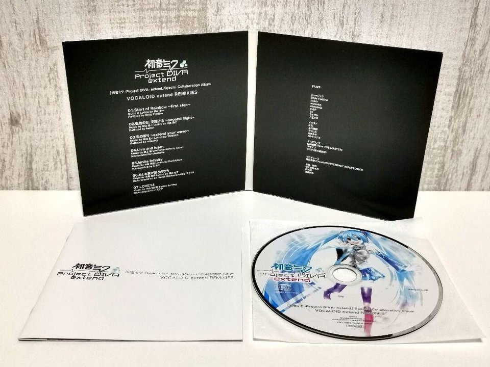 Hatsune Miku -Project DIVA- extend bonus CD Special Collaboration Album ...