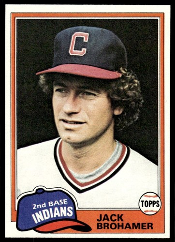 1981 Topps Jack Brohamer Cleveland Indians #462 | eBay