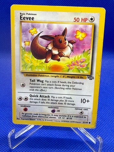 Eevee Jungle Base Set 51/64 Common Pokemon Card | eBay