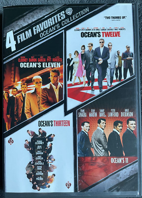 Ocean's Collection : 4 film favorites (4 DVDs 2009 Warner Bros) | eBay