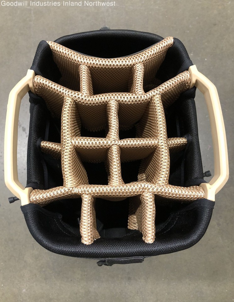 Ping Pioneer Black & Tan Free Standing Golf Bag with Shoulder Strap ...