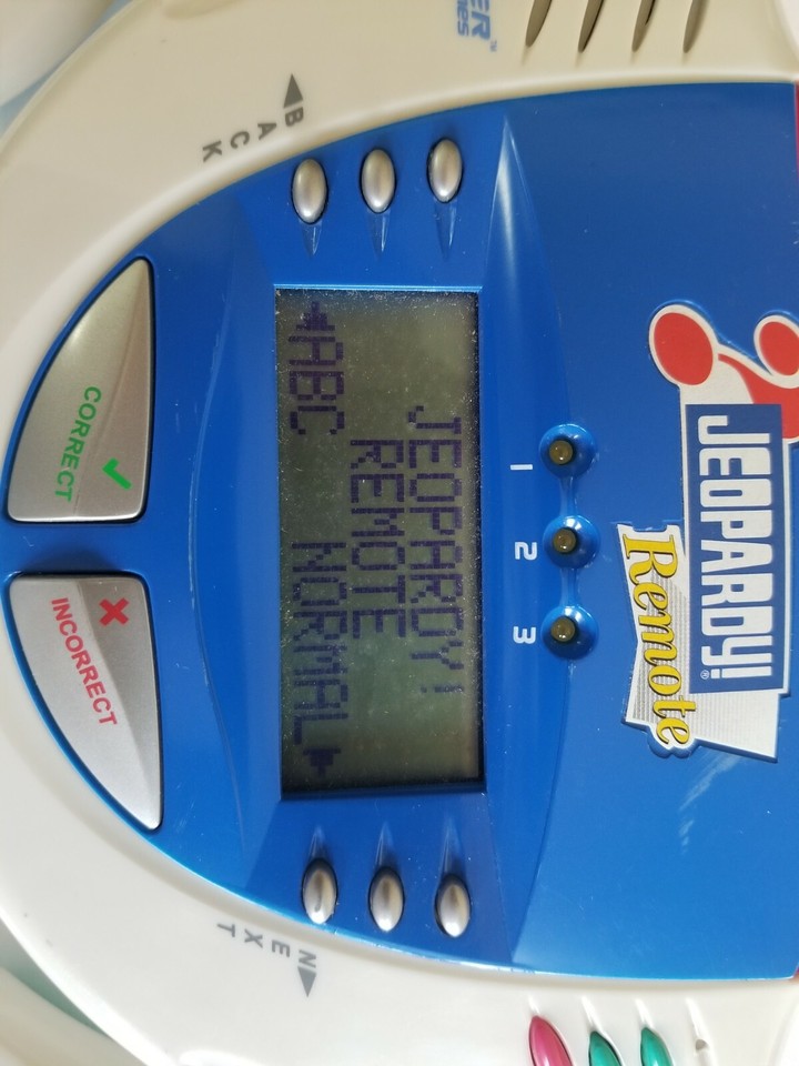 Tiger Games Jeopardy Remote Handheld Game - Excellent, Working ...