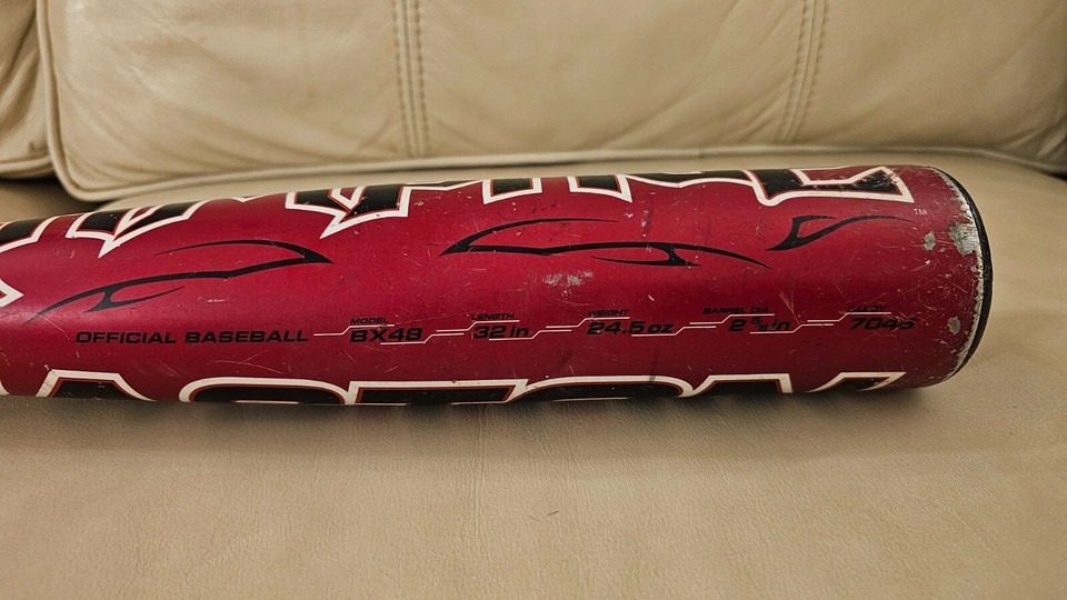 EASTON RAMPAGE -7.5 BX48 Baseball Bat 32" Length 24.5oz Weight 2⅝ ...