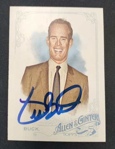 Joe Buck AUTO Signed 2015 Allen & Ginter BAS Beckett COA MLB NFL ...