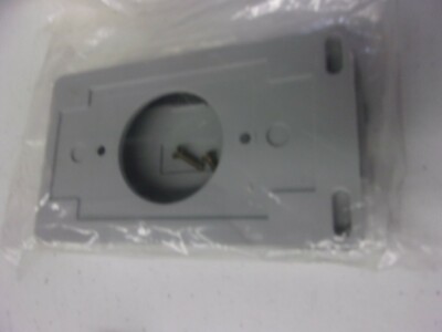SCEPTER WTL30 PVC SINGLE GANG OUTLET COVER TWIST-LOCK 30AMP GRAY 78906 ...