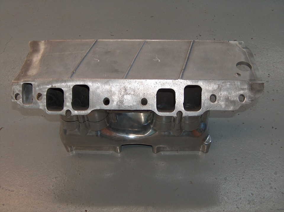 Vintage Edelbrock BB Chevy 2x4 Tunnel Ram Intake Manifold UR2X Chipped ...