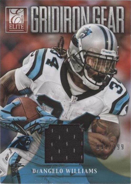 2013 Panini Elite - Gridiron Gear DeAngelo Williams #30 /199 (MEM) for ...