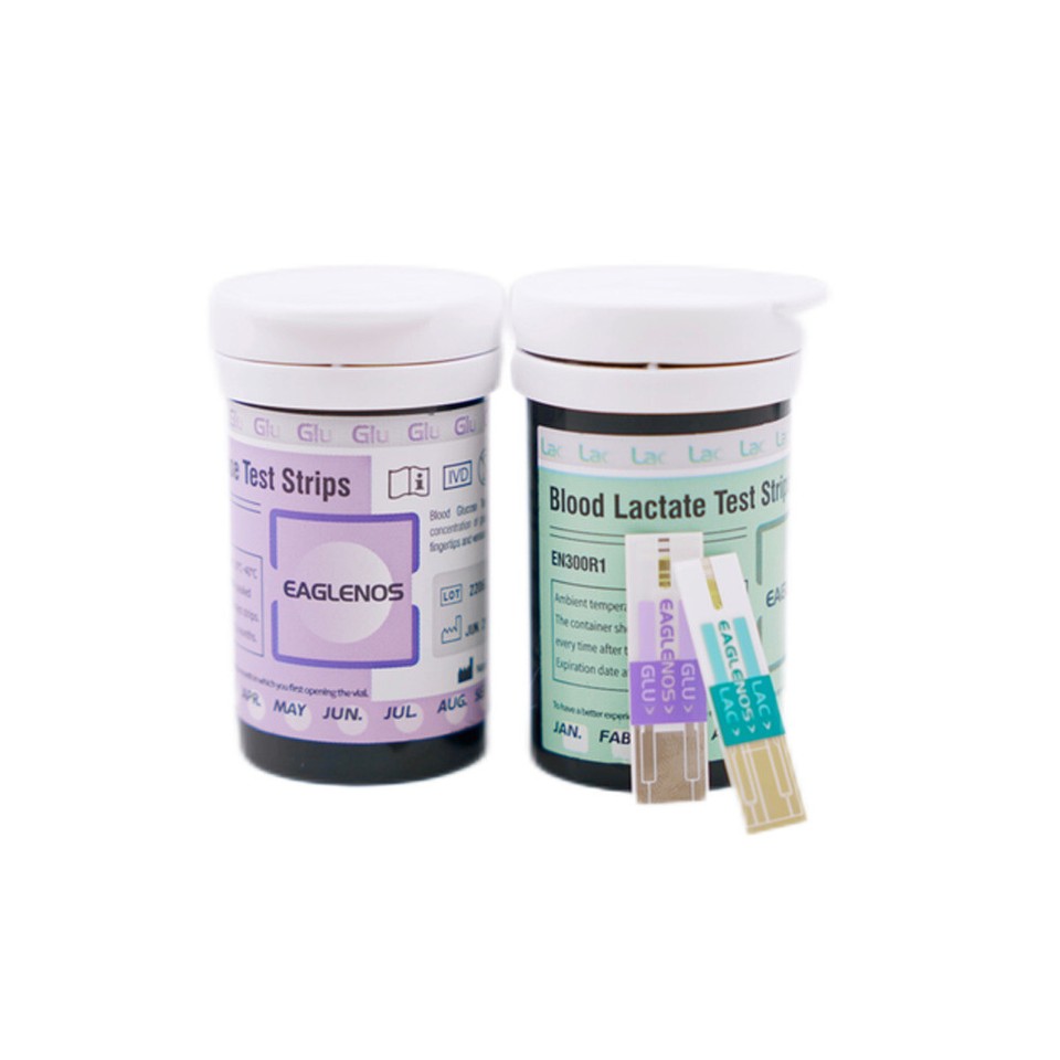 2 in 1 Blood Lactate and Bg Meter-Handheld Accuracy Lactic Acid Monitor ...